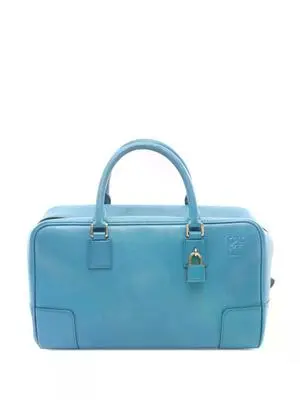 Loewe Leather Amazona 28 Handbag - Green