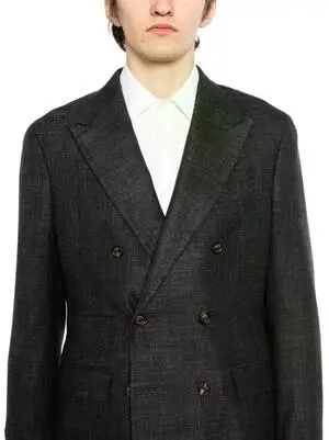 Eleventy Double-breasted Blazer