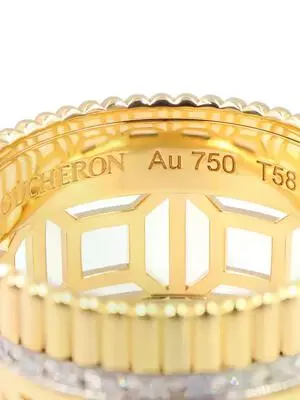 Boucheron 2010s Diamond Geometric Ring