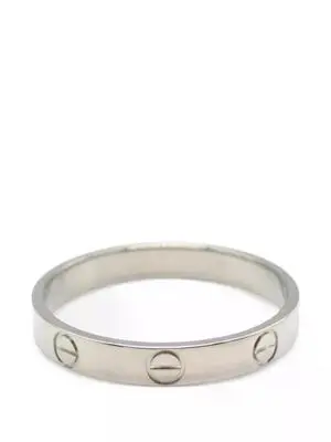 Cartier 2010s Mini Love Ring - Silver