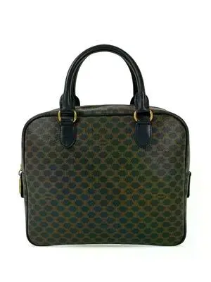 Celine 1996 Macadam Coated Canvas Blason Handbag