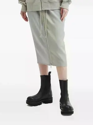 Rick Owens Zip-up Drawstring Skirt
