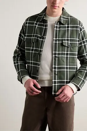 Mr P. Checked Cotton Overshirt