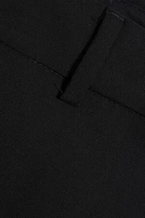 Sportmax Ampezzo Wool Wide-leg Pants - Black