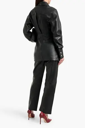 Sportmax Tobia Leather Jacket