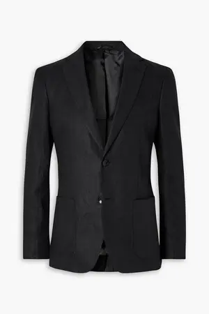 Men's Black Linen Suits