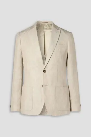 Mr P. Linen Suit Jacket - Ecru
