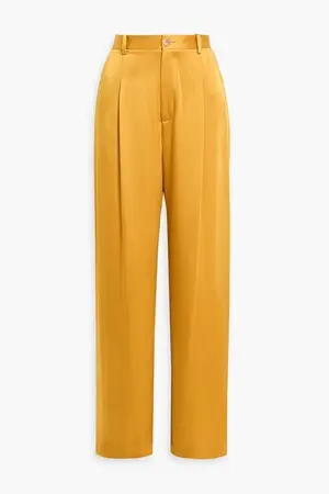 Lapointe Satin Straight-leg Pants
