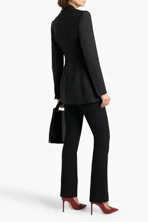 Sportmax Gelly Double-breasted Wool-crepe Blazer
