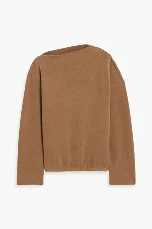 Max Mara Wool And Cashmere-blend Draped Sweater