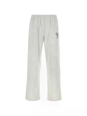 Sporty & Rich Light Cotton Track Pants - Grey