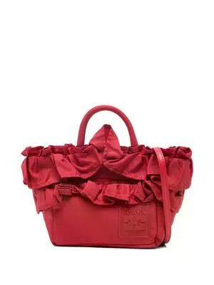 GANNI Tote Bag With Ruffle Detail