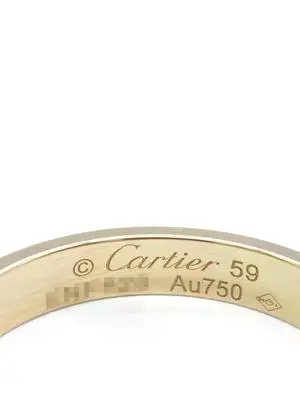 CARTIER 2010s 18k Rose Happy Birthday Ring