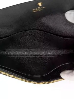 LOUIS VUITTON 2021-2026 Bicolor Monogram Empreinte Giant Emilie Wallet Long Wallets - Brown
