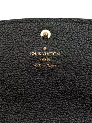 LOUIS VUITTON 2021-2026 Bicolor Monogram Empreinte Giant Emilie Wallet Long Wallets - Brown