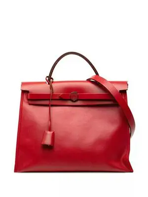 Hermès Herbag Zip 31 Satchel - Red