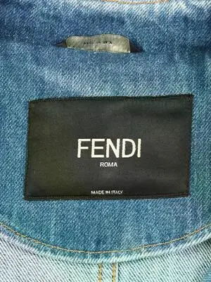 Fendi 2010s Multi-pocket Denim Jacket
