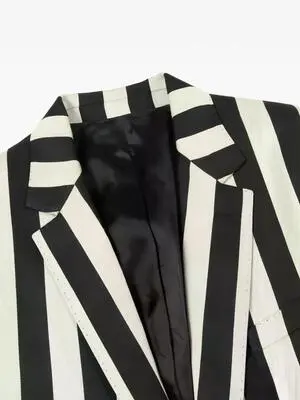 Celine 2000s Striped Cropped Blazer