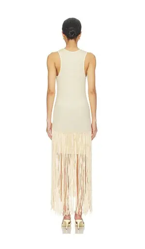LAMARQUE Adelita Fringe Dress - Yellow