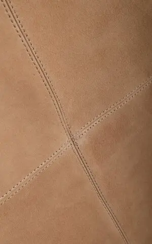 Simkhai Harrison Suede Midi Skirt