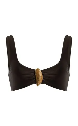 Simkhai Veyra Bikini Top - Brown