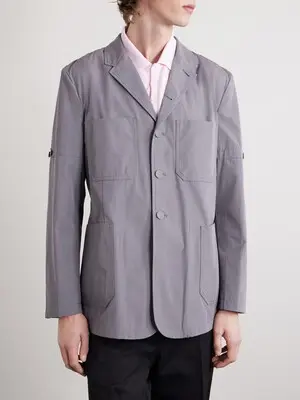 Thom Browne Belted Cotton Blazer