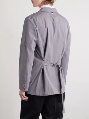 Thom Browne Belted Cotton Blazer
