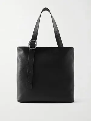 Loewe Loop Full-grain Leather Tote - Black