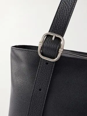 Loewe Loop Full-grain Leather Tote - Black