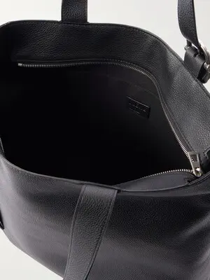 Loewe Loop Full-grain Leather Tote - Black