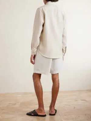 Eleventy Linen Shirt - Neutrals