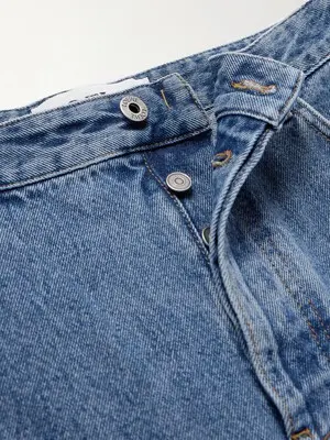 Loewe Anagram Wide-leg Logo-embroidered Jeans