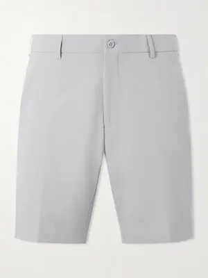 Peter Millar Surge Slim-fit Straight-leg Tech-jersey Golf Shorts - Gray