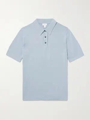 Sunspel Short Sleeve Polos For Men
