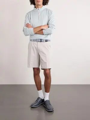 Peter Millar Slim-fit Straight-leg Tech-jersey Golf Shorts - Neutrals