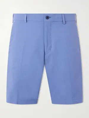 Peter Millar Surge Straight-leg Tech-jersey Golf Shorts - Blue