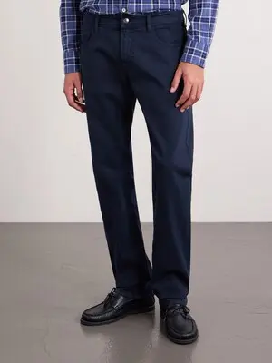 Canali Slim-fit Straight-leg Jeans - Blue