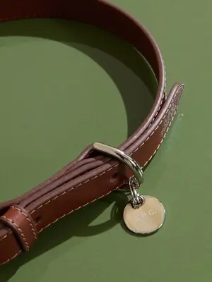 A.p.c. Toutou Leather Dog Collar