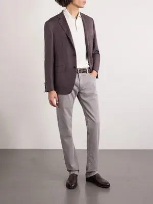 Canali Slim-fit Straight-leg Jeans