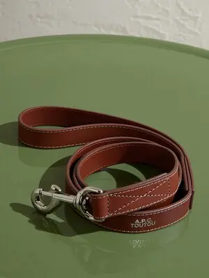 A.p.c. Toutou Leather Dog Lead - Brown