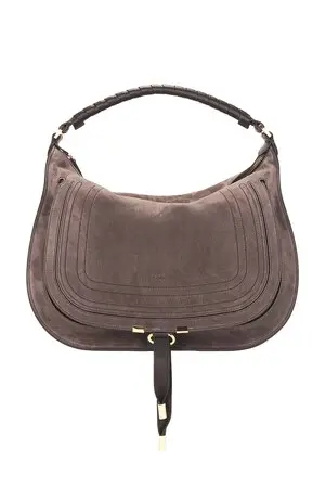 Chloé Marcie Shoulder Bag - Kohl Brown