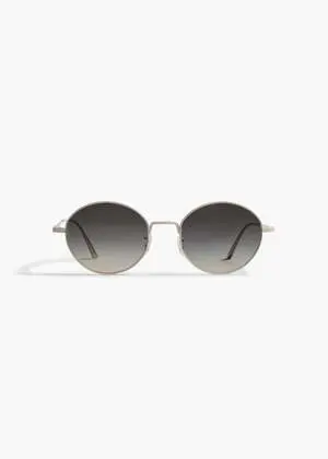 Khaite X Oliver Peoples 1994c Sunglasses - Silver / Grey Gradient