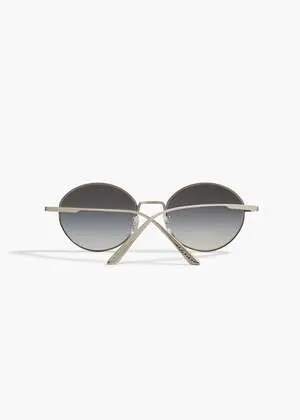 Khaite X Oliver Peoples 1994c Sunglasses - Silver / Grey Gradient