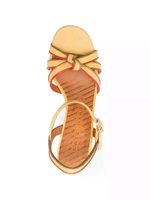 Chie Mihara Ballah Knot-detail Sandals - Neutrals