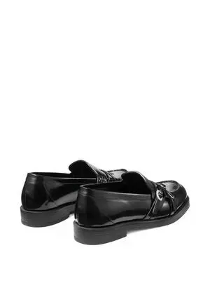 JIMMY CHOO Kalia Loafers With Buckle Embellishments