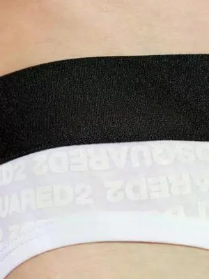 Dsquared2 Logo-print Waistband Briefs - White