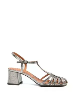 Chie Mihara Silver Tone Sandals For Women
