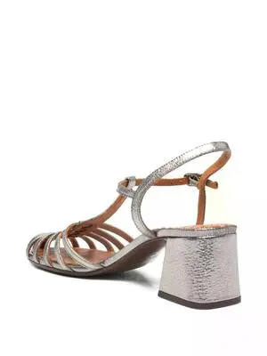 Chie Mihara Metallic-effect Sandals