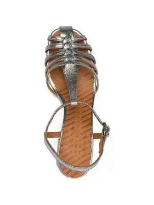 Chie Mihara Metallic-effect Sandals