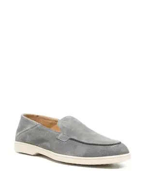 DOUCAL'S Noara Topstitched Loafers - Grey